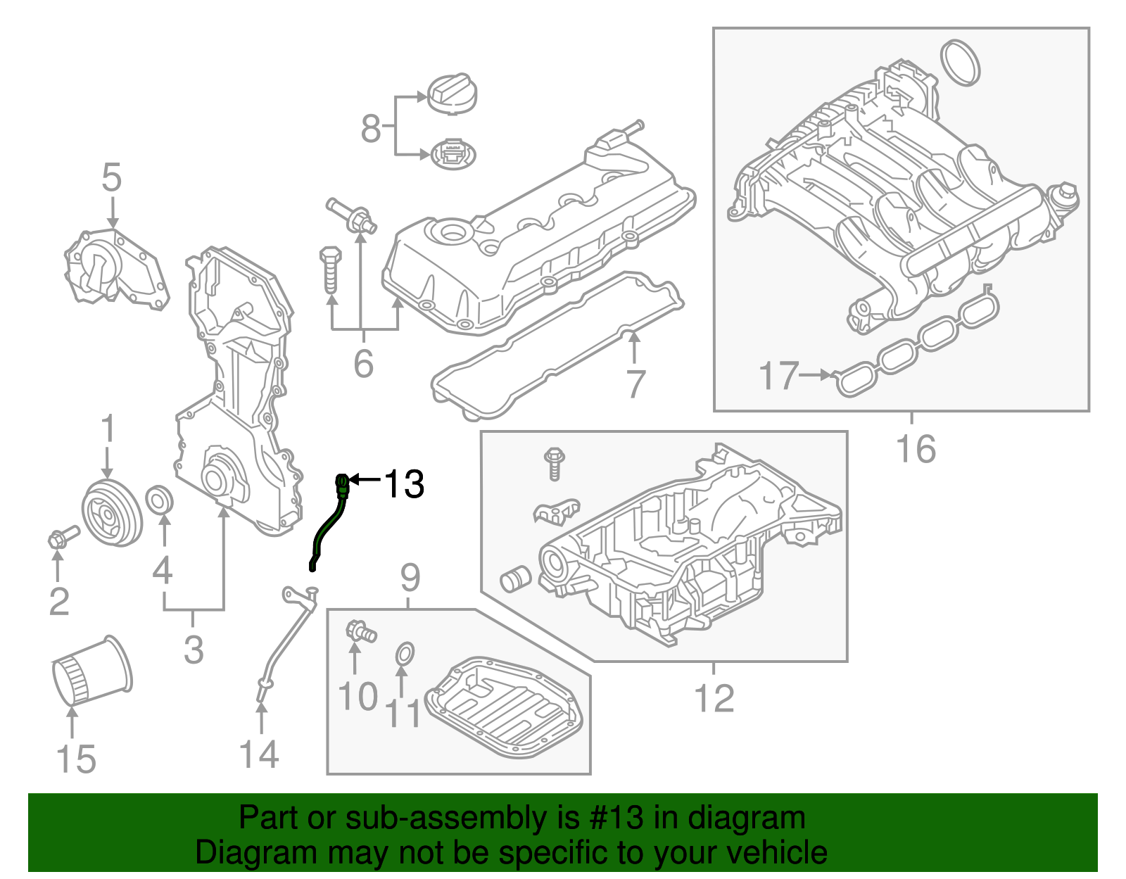 11140-4BB1A | Genuine Nissan Factory Dipstick # 11140-4BB1A | Nissan ...
