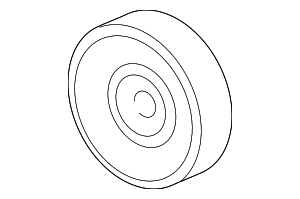 1L2Z-6C348-AA - Pulley 2002-2010 Ford | Direct Factory Parts