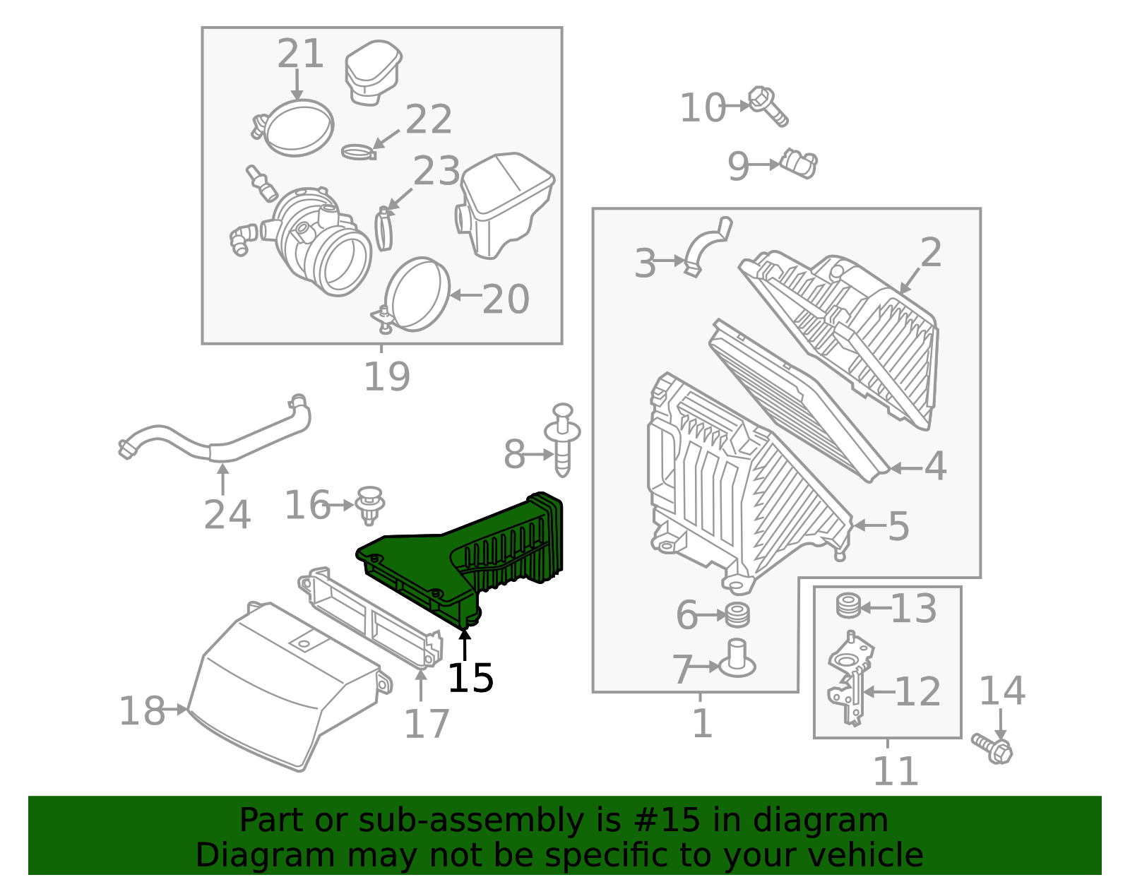2013-2019 Hyundai Air Inlet 28210-B8100 | MotorMotor