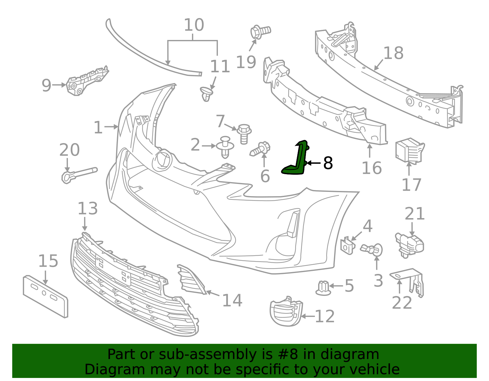 2014-2016 Scion tC Guard 52441-21010 | MotorMotor