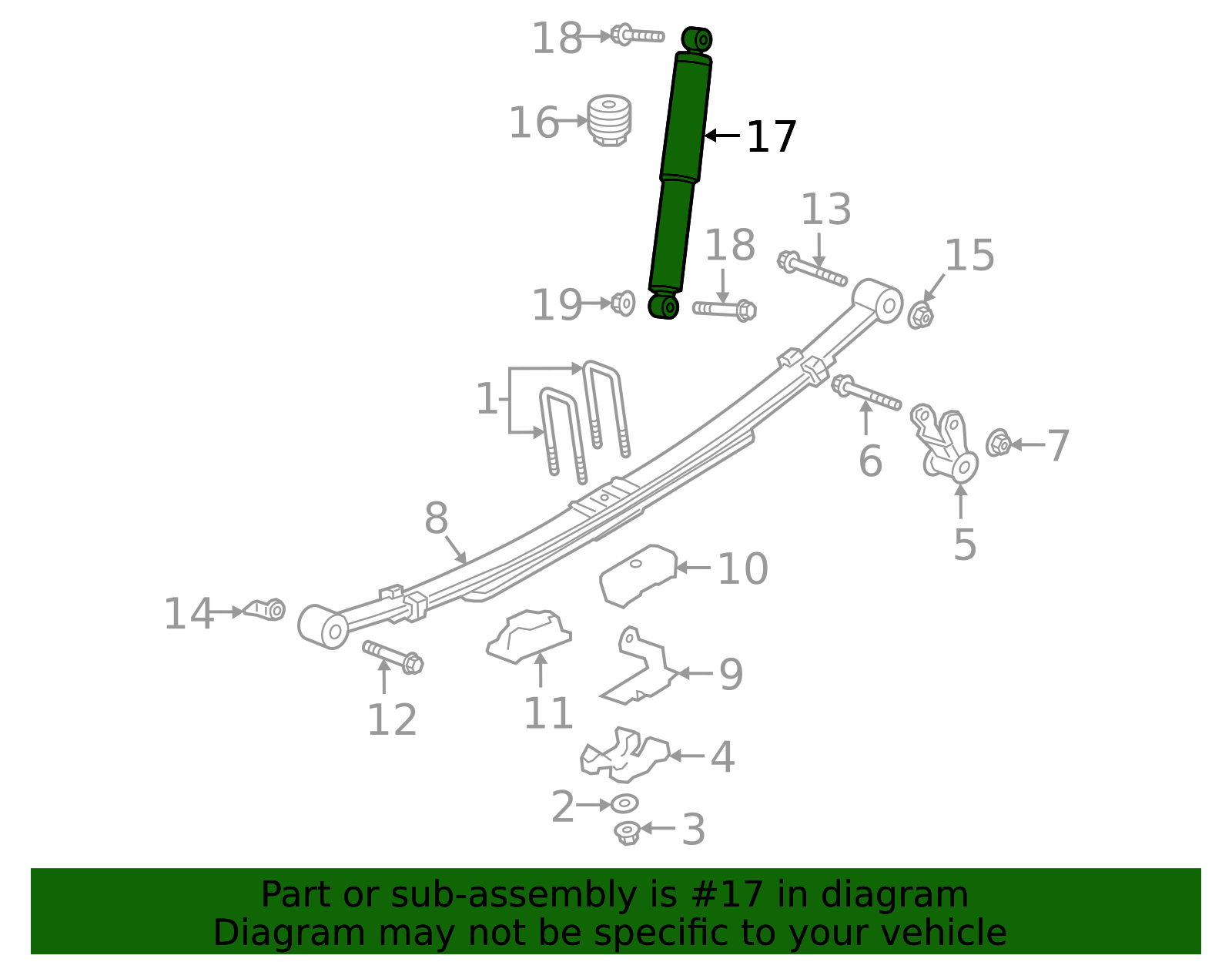 2024-2025 Chevrolet Silverado 1500 Shock 85638606 | Capital Chevy Parts
