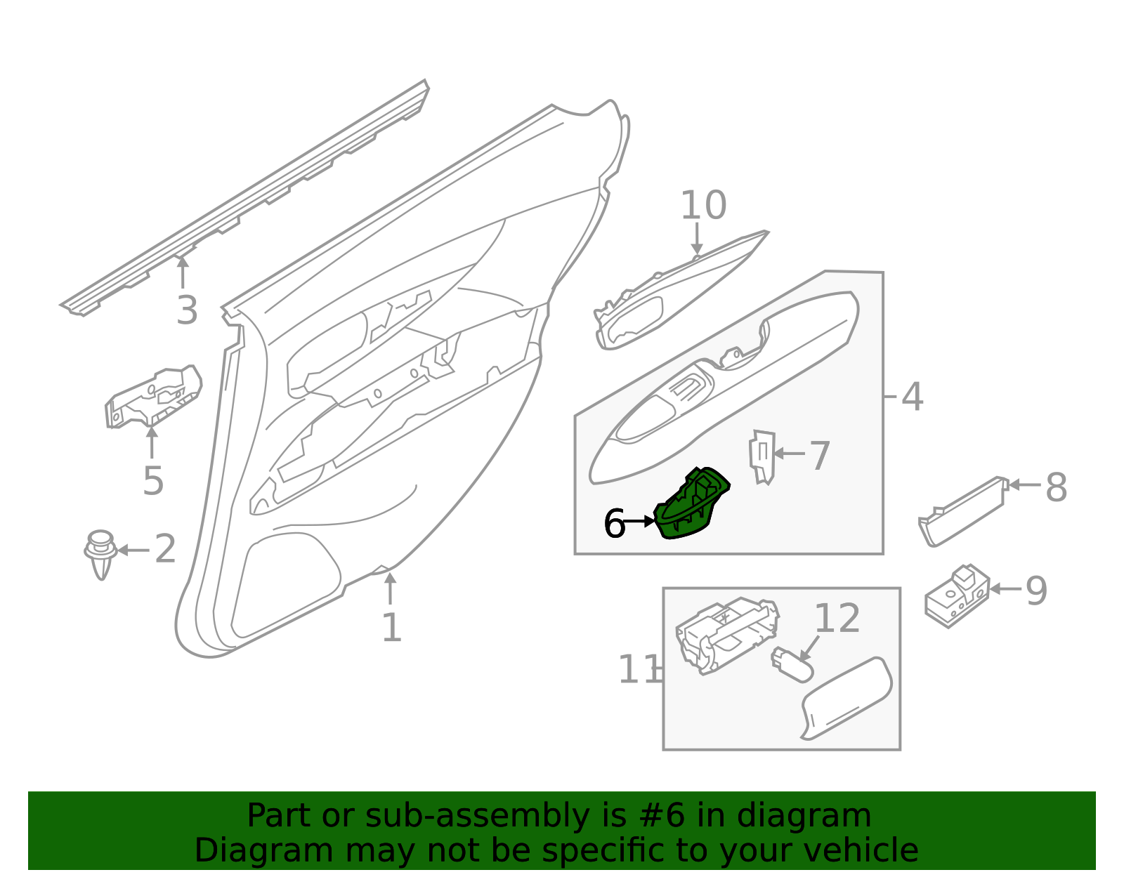 82967-1MA0A - High-Quality Ash Tray Assembly for 2011-2019 INFINITI ...