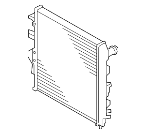 2011-2017 Volkswagen Touareg Radiator 7P0-121-253-A | OEM Parts Online