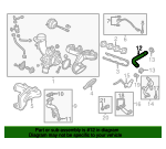 2011-2021 GM Engine Oil Cooler Coolant Inlet Hose 55596898 GM ...