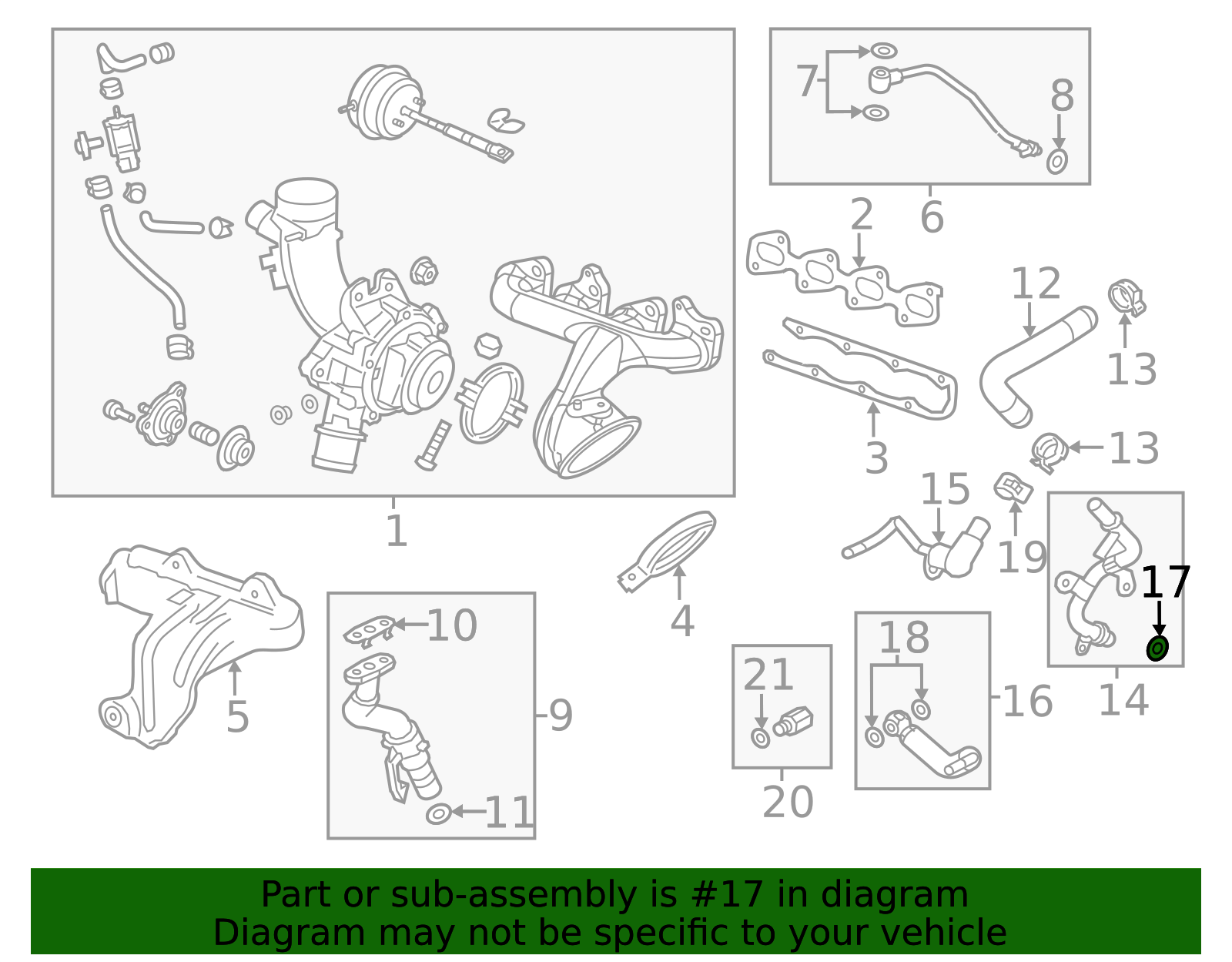 2011-2021 GM Engine Oil Cooler Pipe Seal 55568540 GM | GMPartsDirect.com