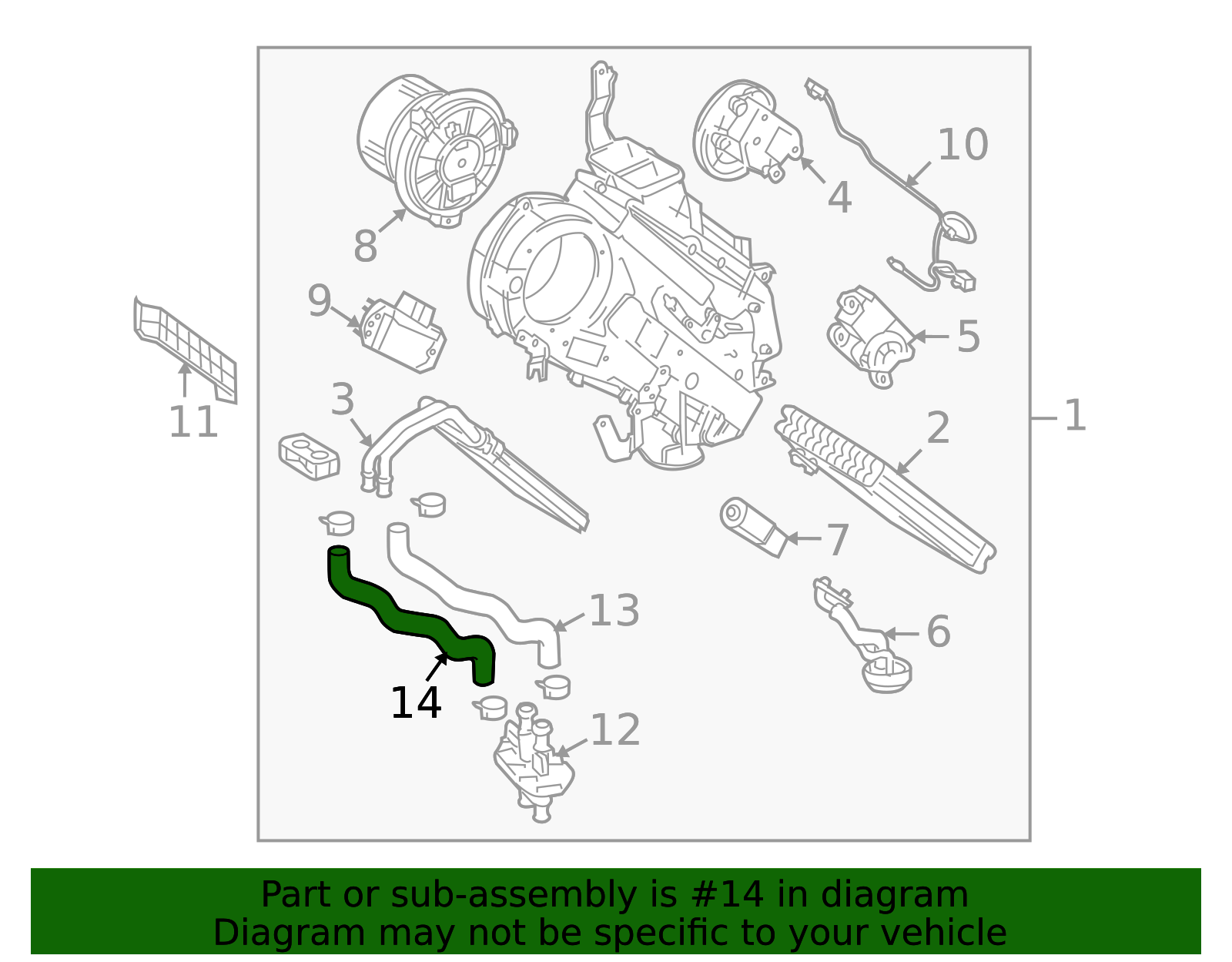 2009-2022 Toyota Sequoia Outlet Hose 87245-0C450 | Toyota Parts Center