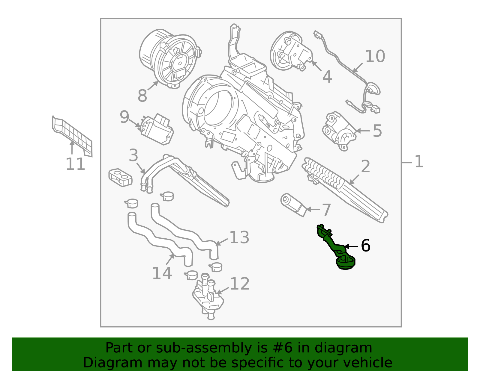 Genuine Official Toyota Evaporator Tube part# 88710-0C160 for 2008-2020 ...