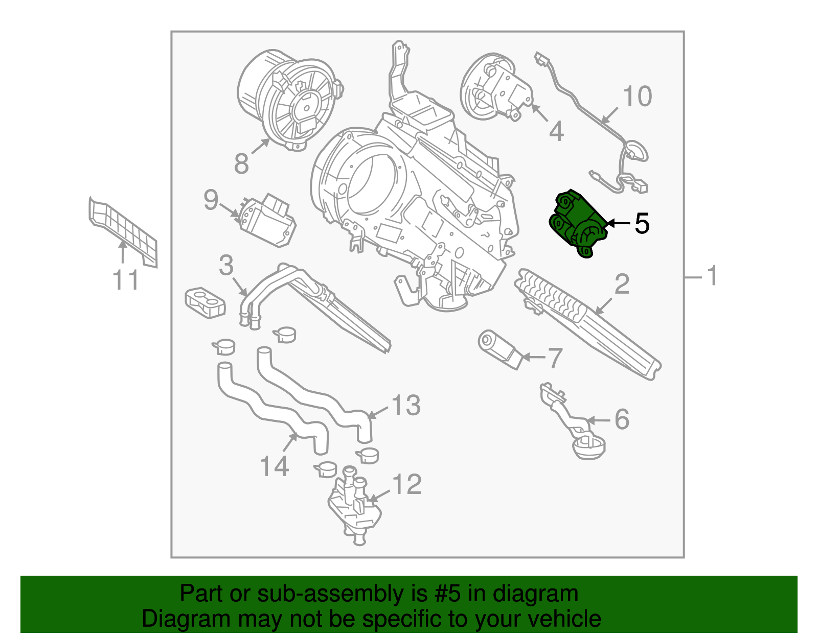 2008-2022 Toyota HVAC Blend Door Actuator 87106-0C130 | Toyota Parts Center