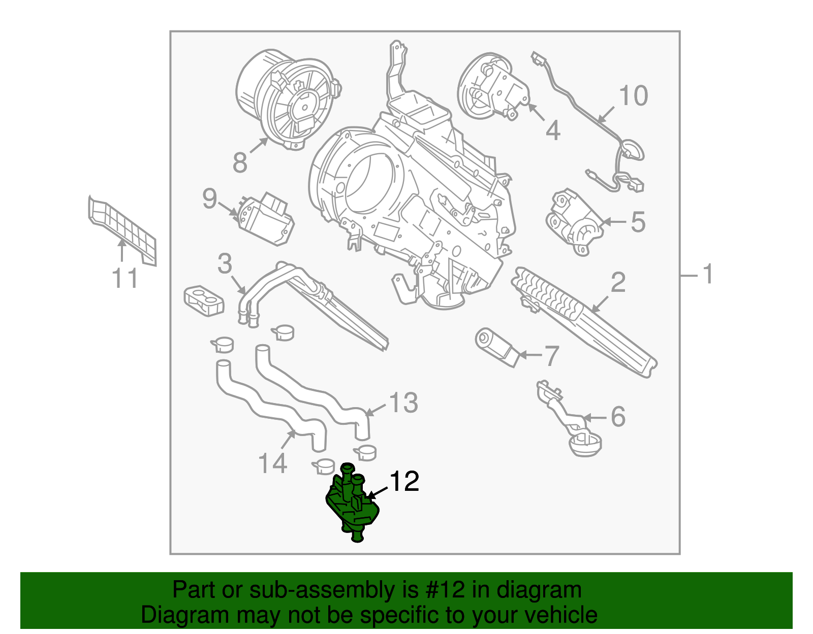 2008-2022 Toyota Sequoia Water Pipe 87248-0C070 | Toyota Parts Center
