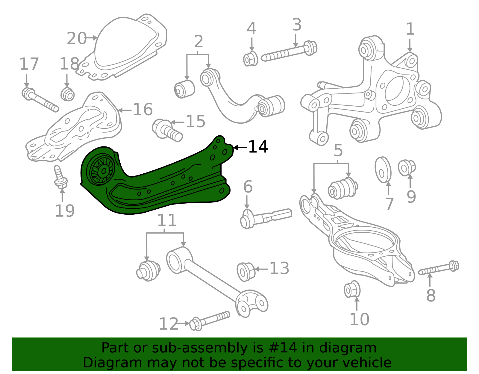 48780-76010 - High-Quality Trailing Arm for 2023-2025 Toyota GR Corolla ...