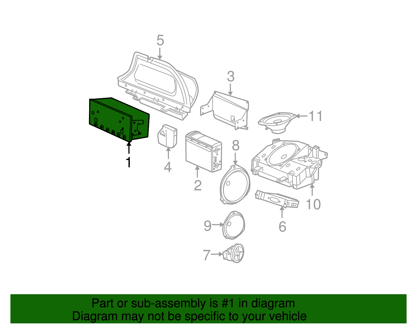 2003-2004 Saturn Radio Control Unit 22661247 | Capital Chevy Parts