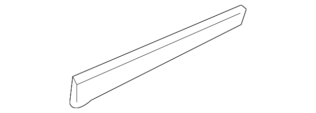 6QE37SZ0AC - Body Side Molding Left - 2019 Ram 2500 | Mopar Parts Canada