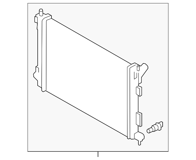 25310-1R160 - Radiator Assembly 2012-2017 Kia Rio | Kia.Parts Store