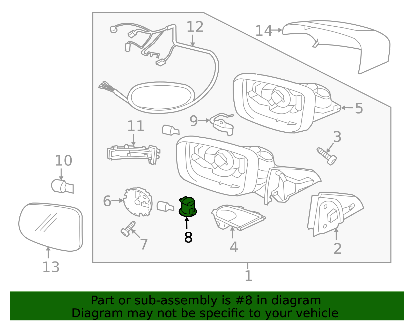2010-2017 Volvo XC60 Lamp Lens 31217287 | TascaParts.com