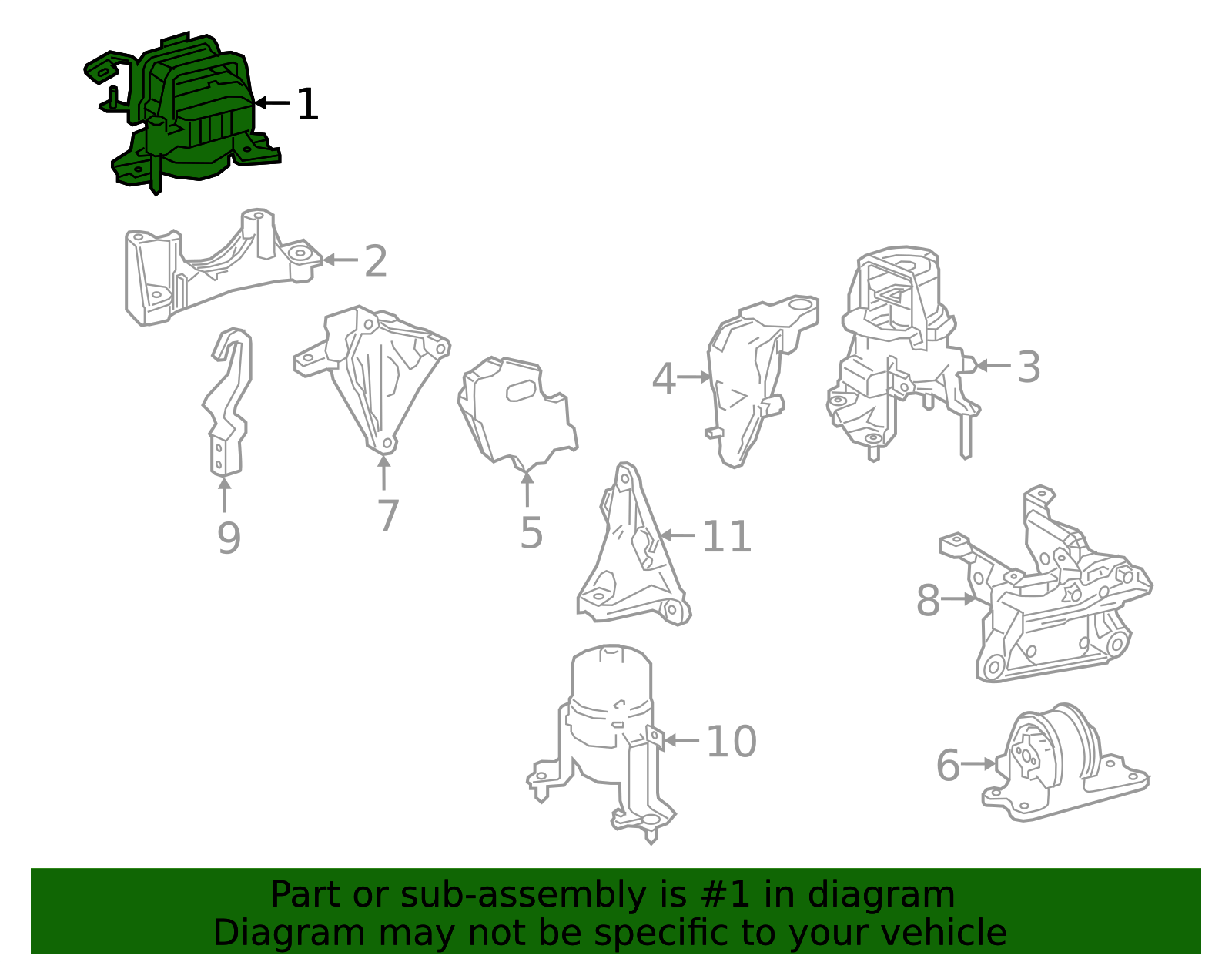2018-2024 Toyota Side Mount 12305-F0010 | MotorMotor