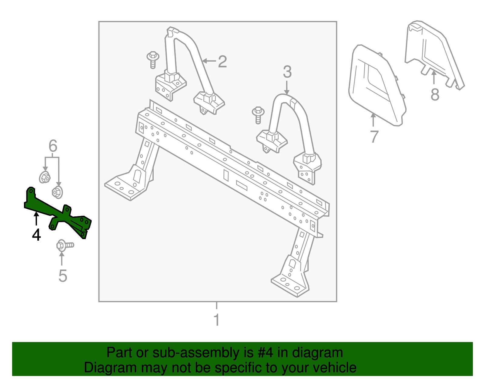 2016-2025 Mazda MX-5 Miata Support Bracket - Driver's Side (LH) N243-56 ...