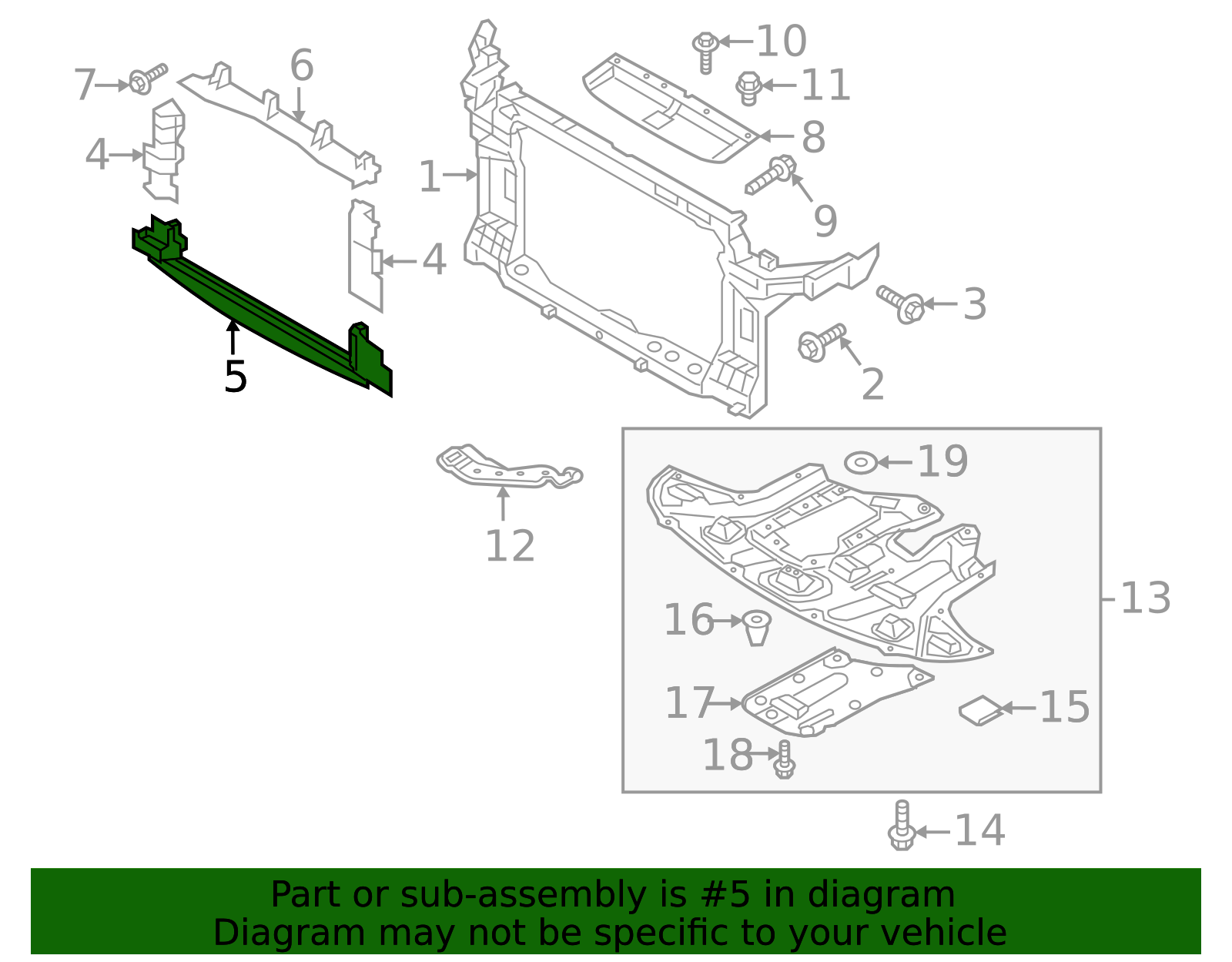 2016-2021 Hyundai Tucson Lower Deflector 29150-D3500 | OEM Parts Online