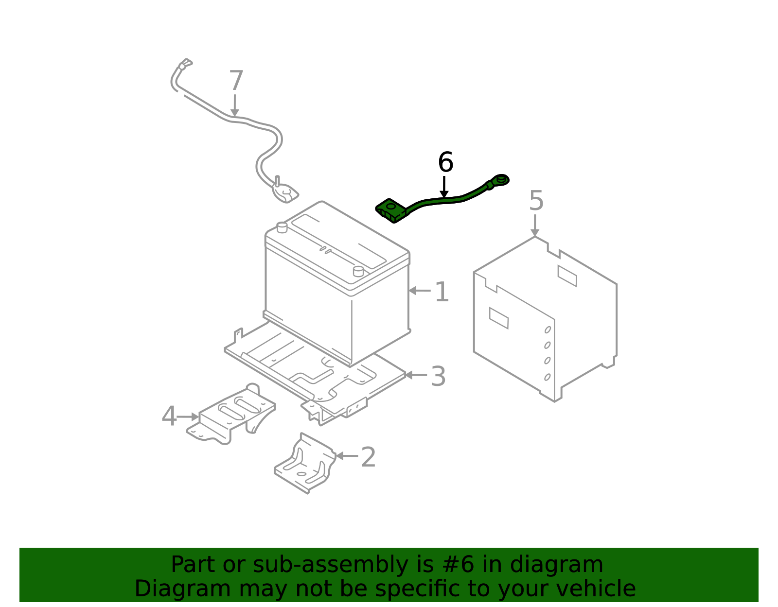 2005-2010 Kia Sportage Positive Cable 91850-1F020 | OEM Parts Online
