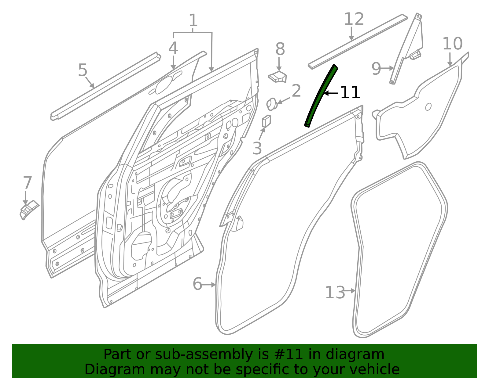 2021-2025 Nissan Rogue Black Out Tape 82816-6RA0A | TascaParts.com