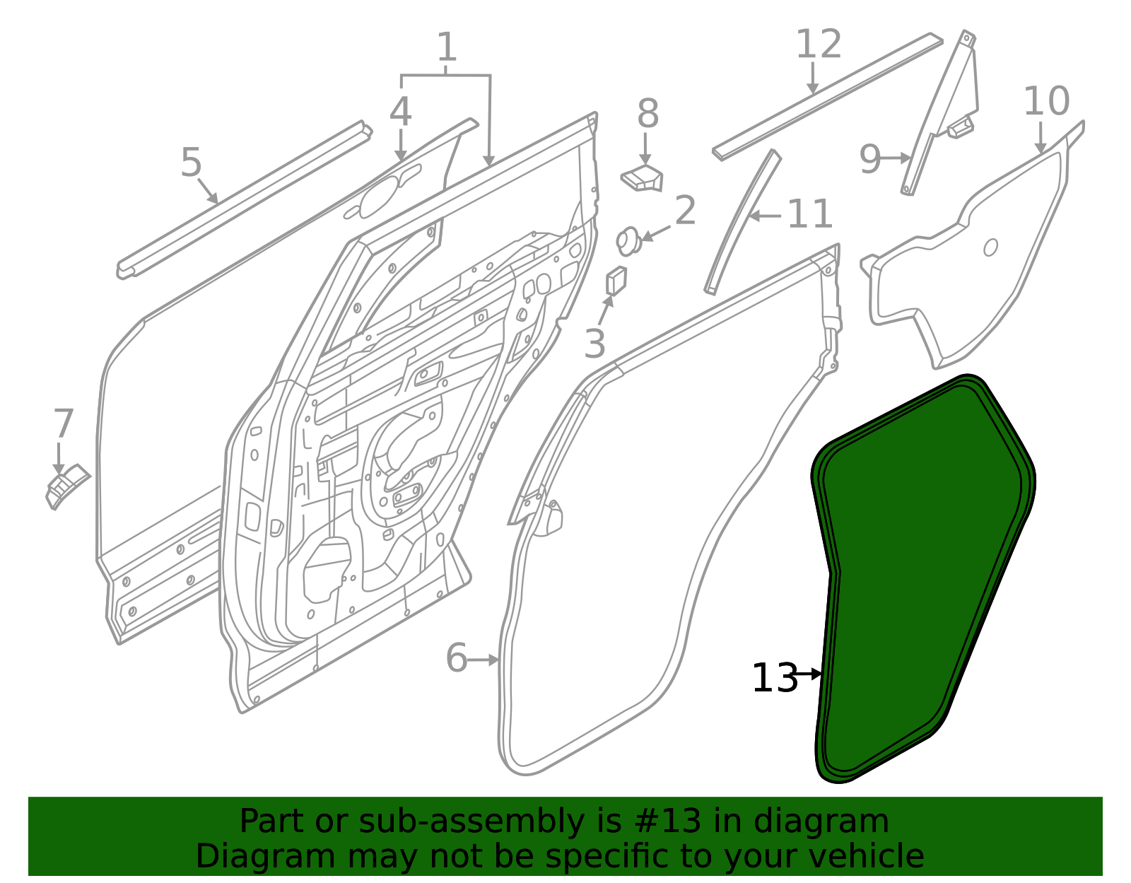 80830-6RA1A - Surround Weather-Strip 2021-2025 Nissan Rogue | Official ...