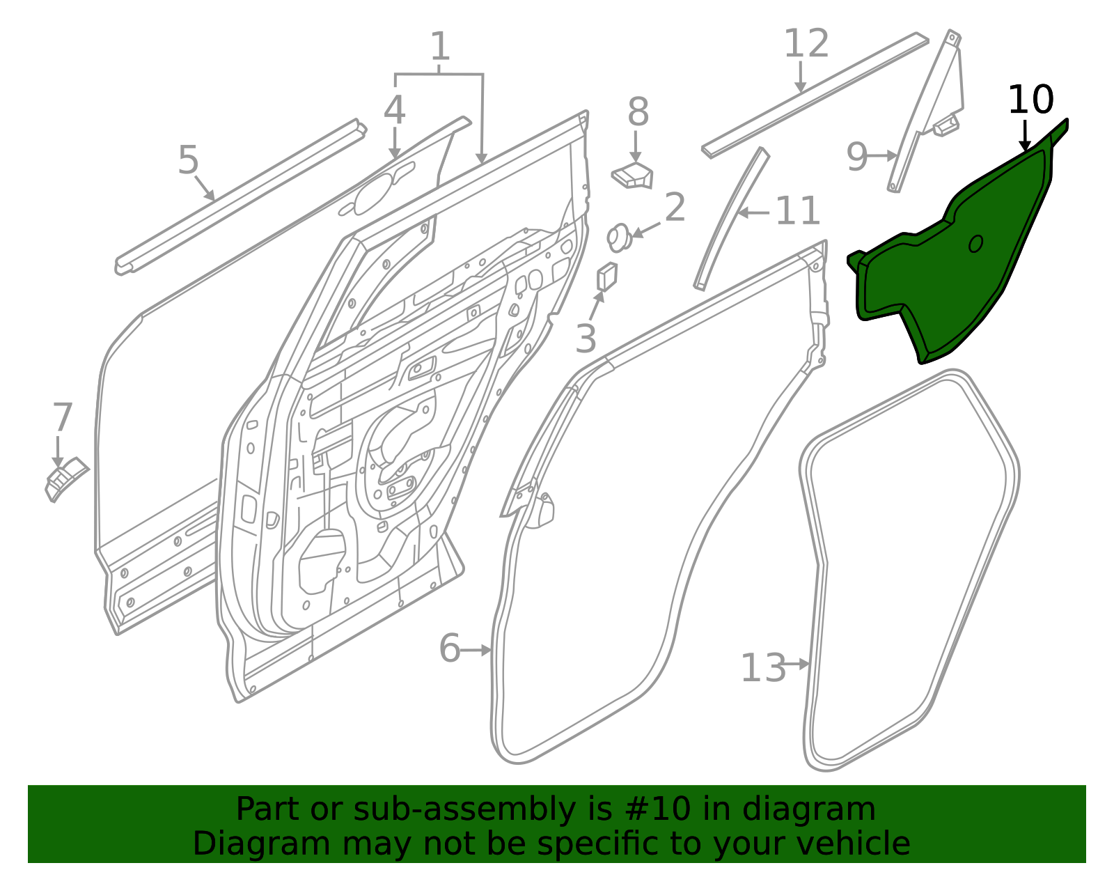 82861-6RA0A - Water Shield 2021-2025 Nissan Rogue | Official Nissan ...