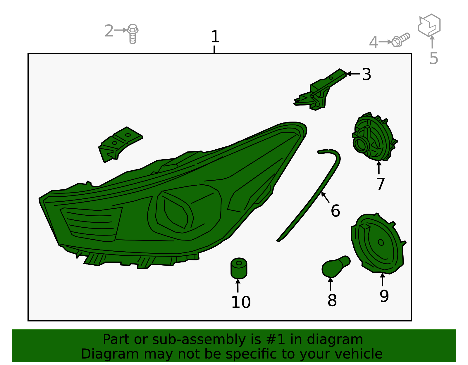 92101-H9210 - Headlamp Assembly 2019-2023 Kia Rio | Kia Cheap Parts