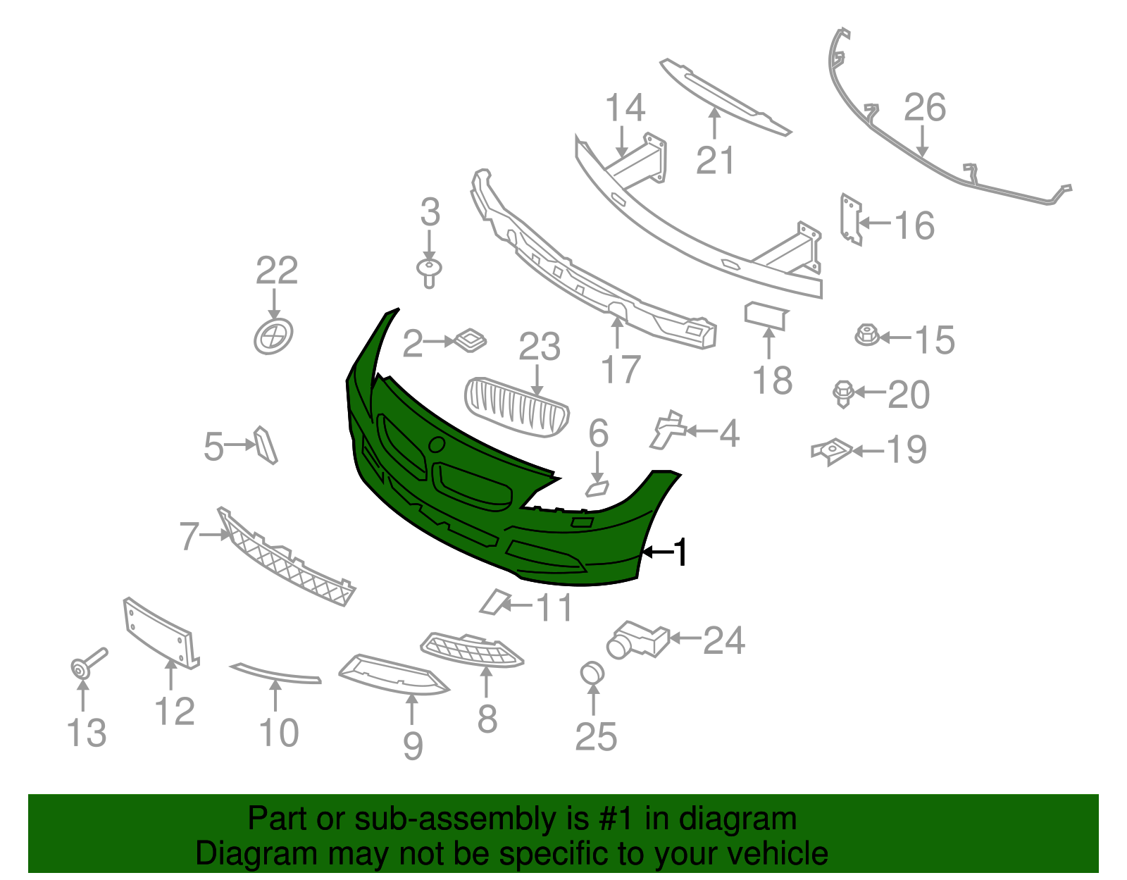 51-11-7-230-955 - Bumper Cover 2009-2016 BMW Z4 | Online BMW Shop