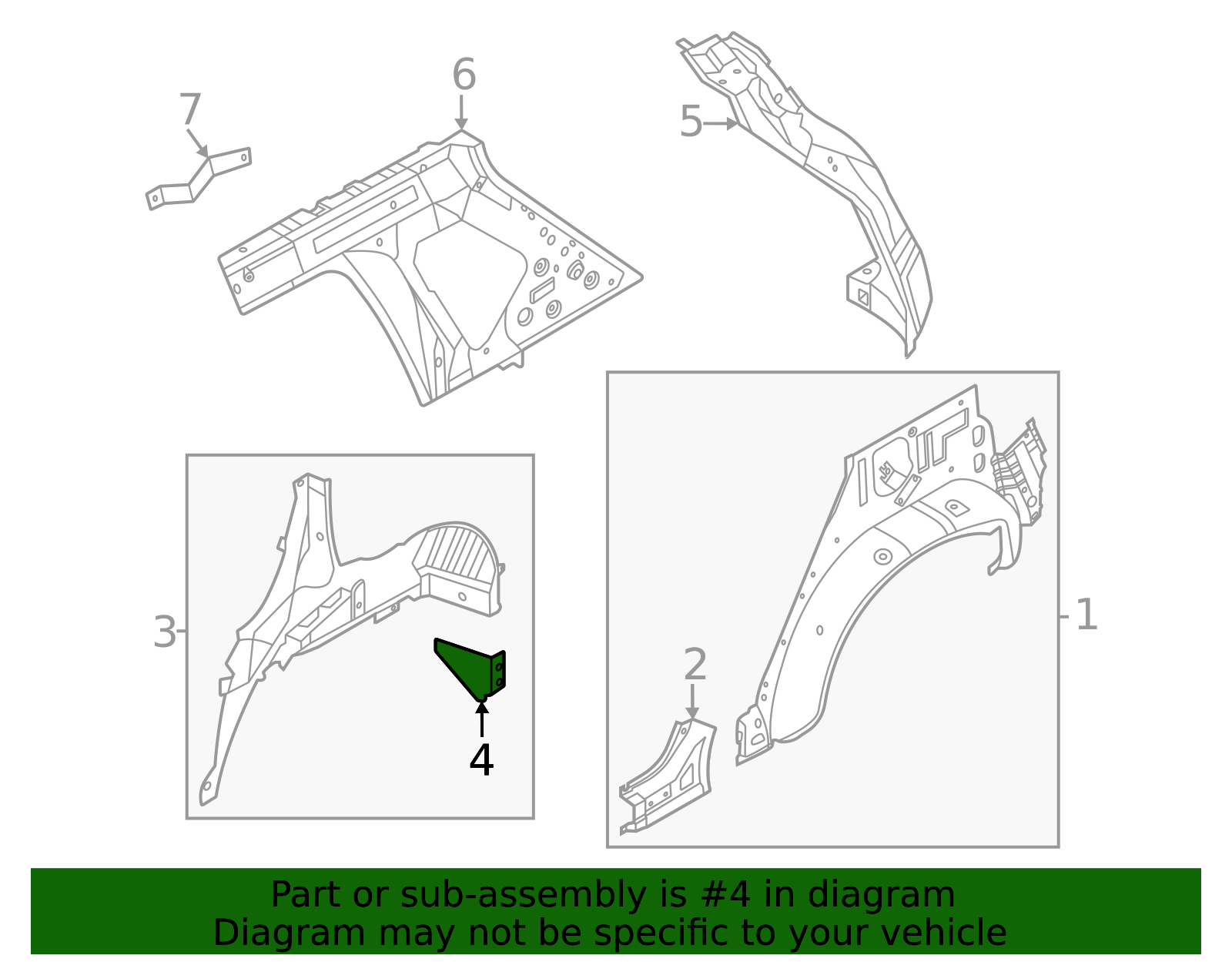 76758-6RR0A - High-Quality Wheel Housing Bracket for 2021-2025 Nissan ...