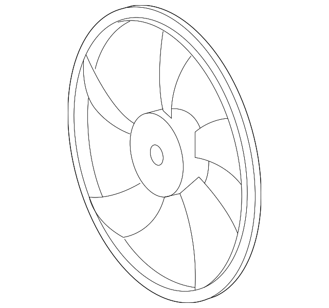Genuine Toyota Fan Blade part# 16361-0P420 for 2016-2019 Toyota ...