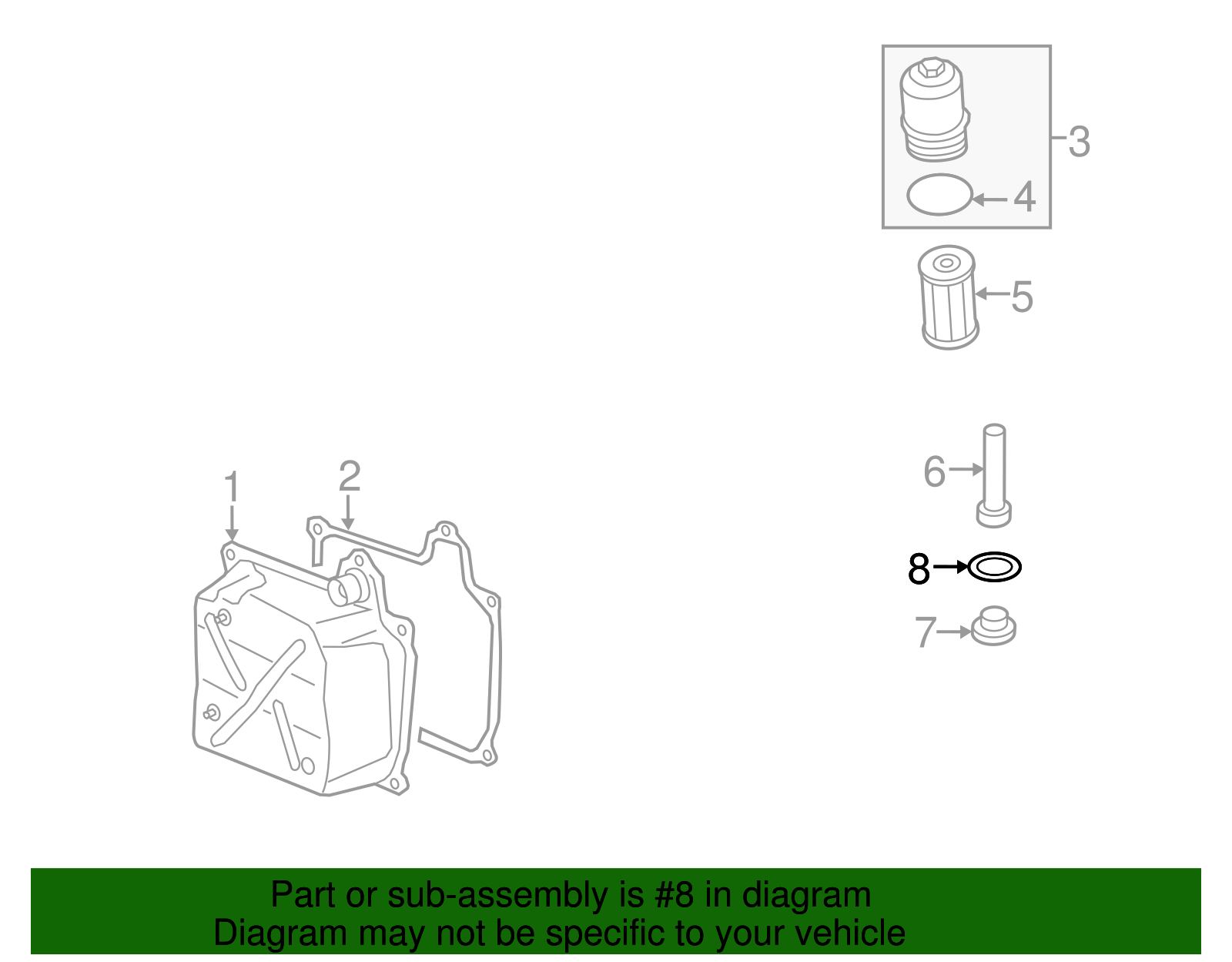 2011-2018 Volkswagen Jetta Drain Plug O-Ring N-043-809-2 | VW Direct Parts