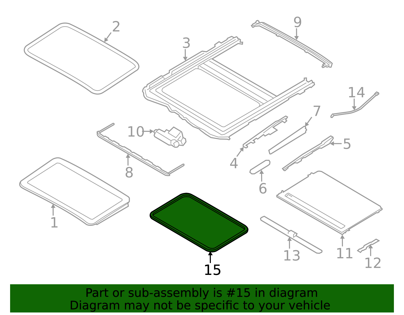 51-44-7-271-396 - High-Quality Sunroof Opening Trim for 2012-2021 BMW ...