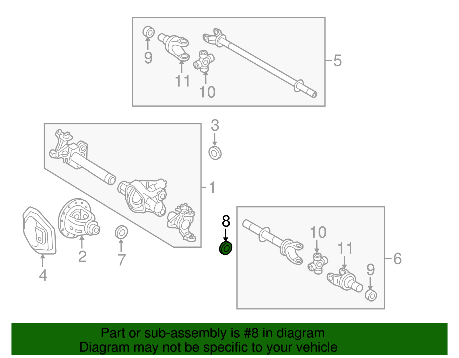 2005-2025 Ford Motorcraft™ Drive Axle Shaft Seal BRS-170 | OEM Parts Online