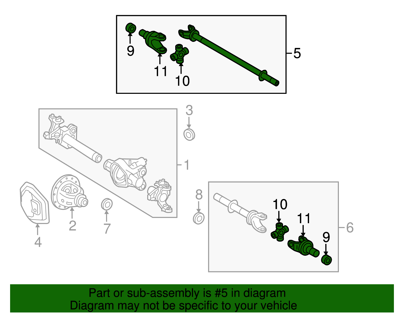 FC3Z-3219-B - Drive Axle Shaft 2005-2022 Ford | Ford Parts Direct