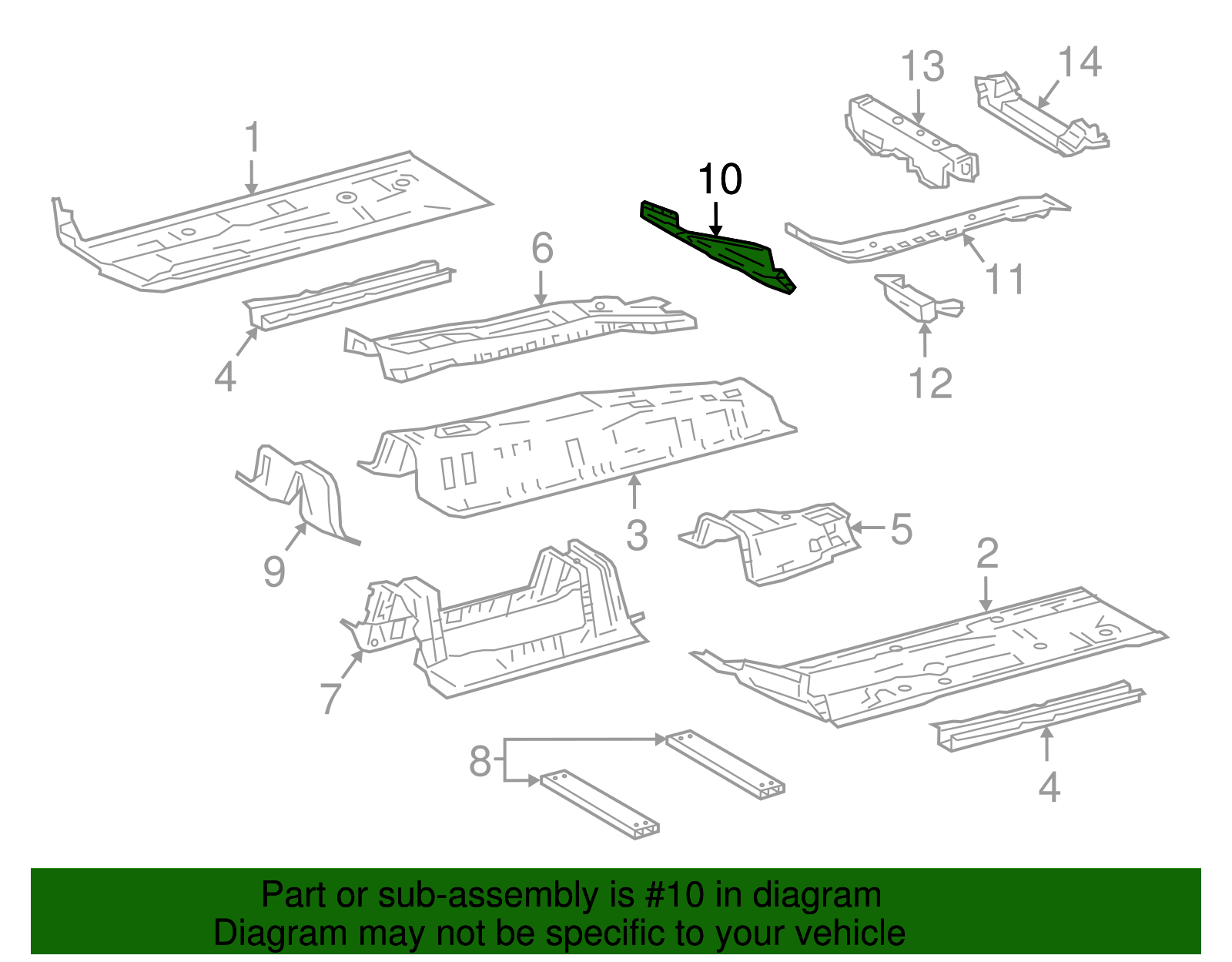 2018-2022 Toyota Lower Dash Panel 55113-47020 | Toyota Parts Center