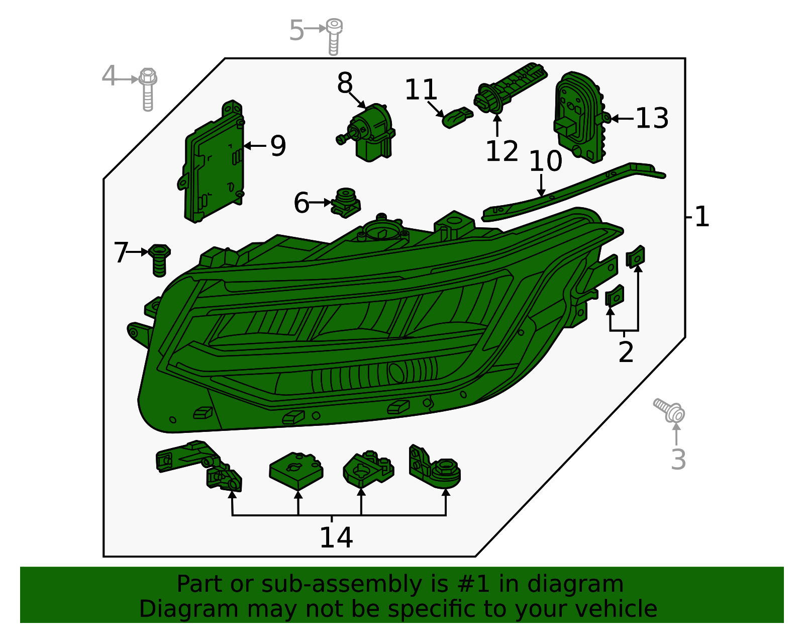 2022-2024 Volkswagen Tiguan Headlamp Assembly 5NL-941-036-A | OEM Parts ...
