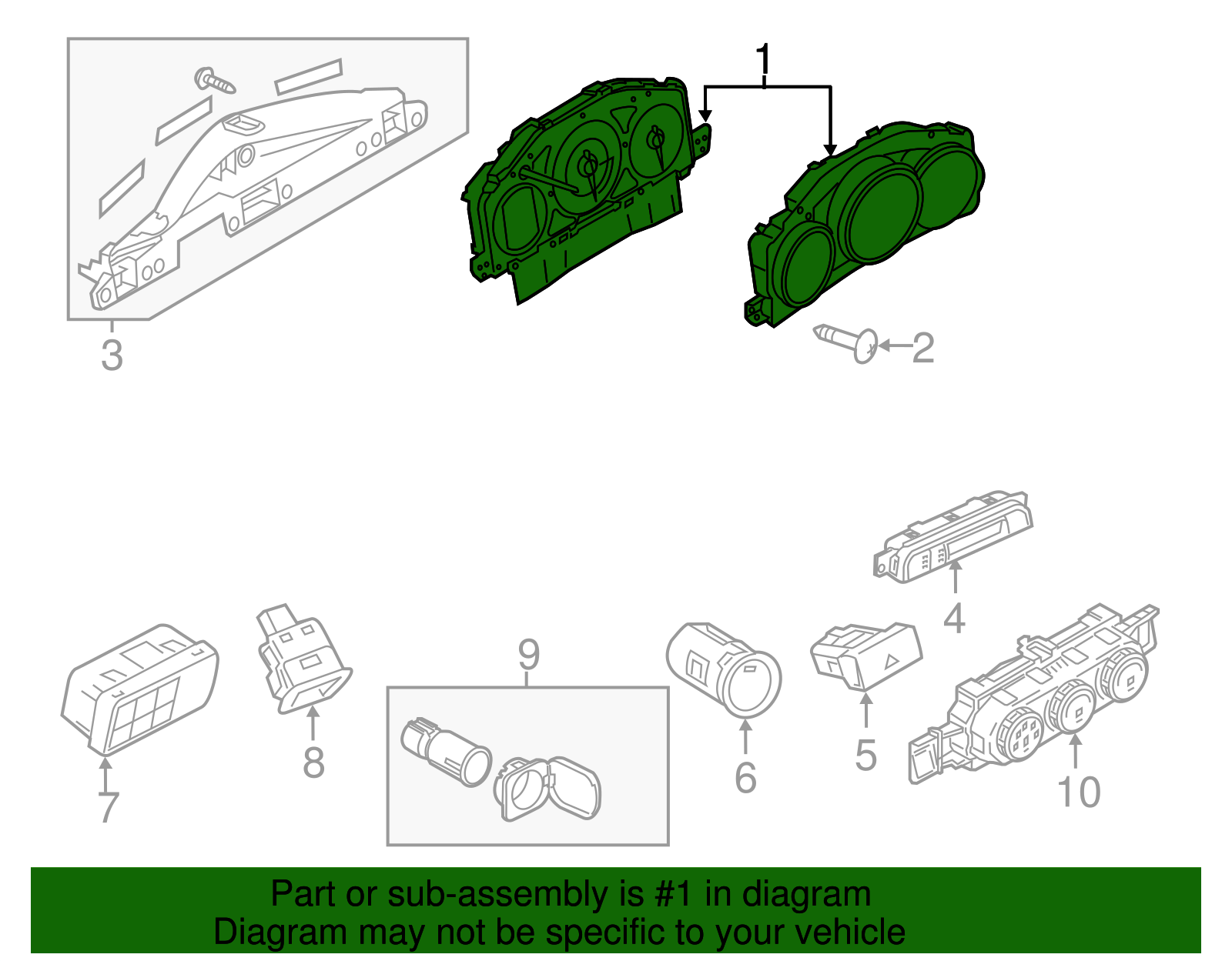 2016-2021 Mazda MX-5 Miata | Instrument Cluster | NC9H-55-471C | Mazda ...
