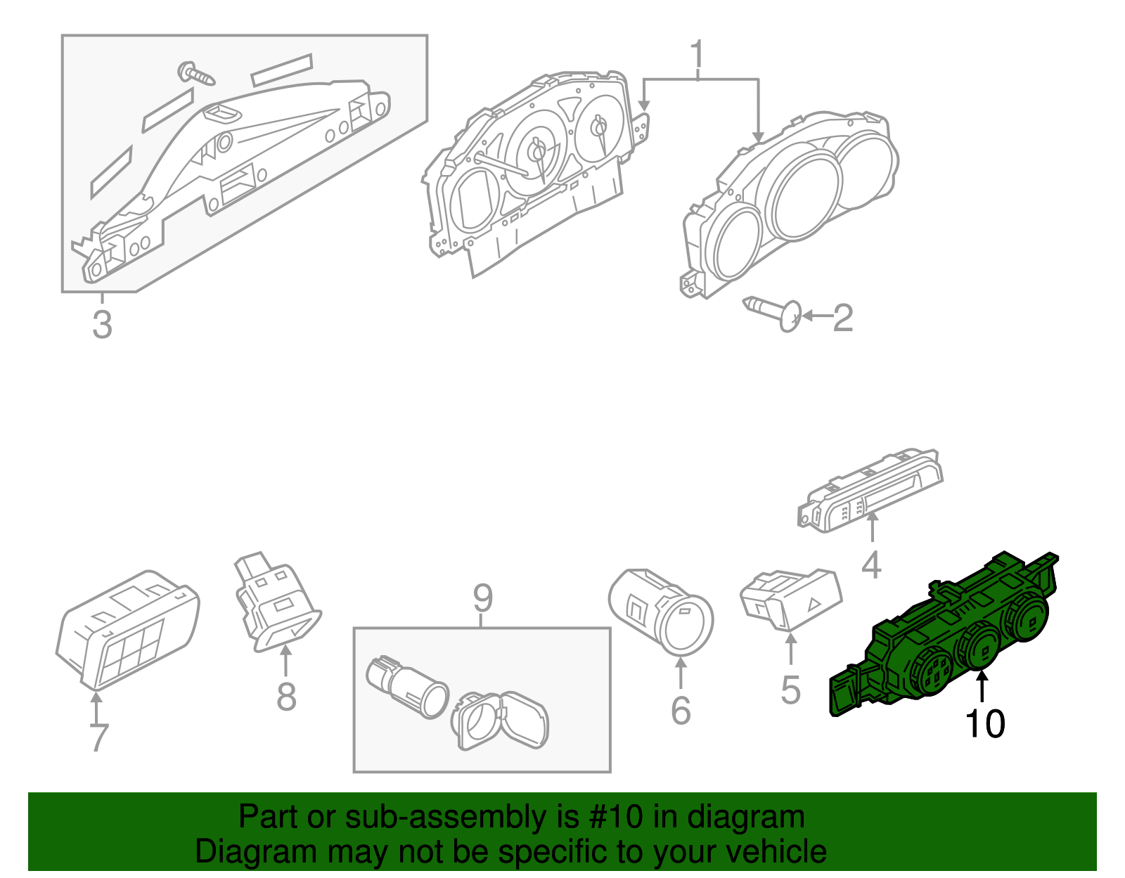 NG0S-61-190 - 2022-2023 Mazda MX-5 Miata - Dash Control Unit | Mazda ...
