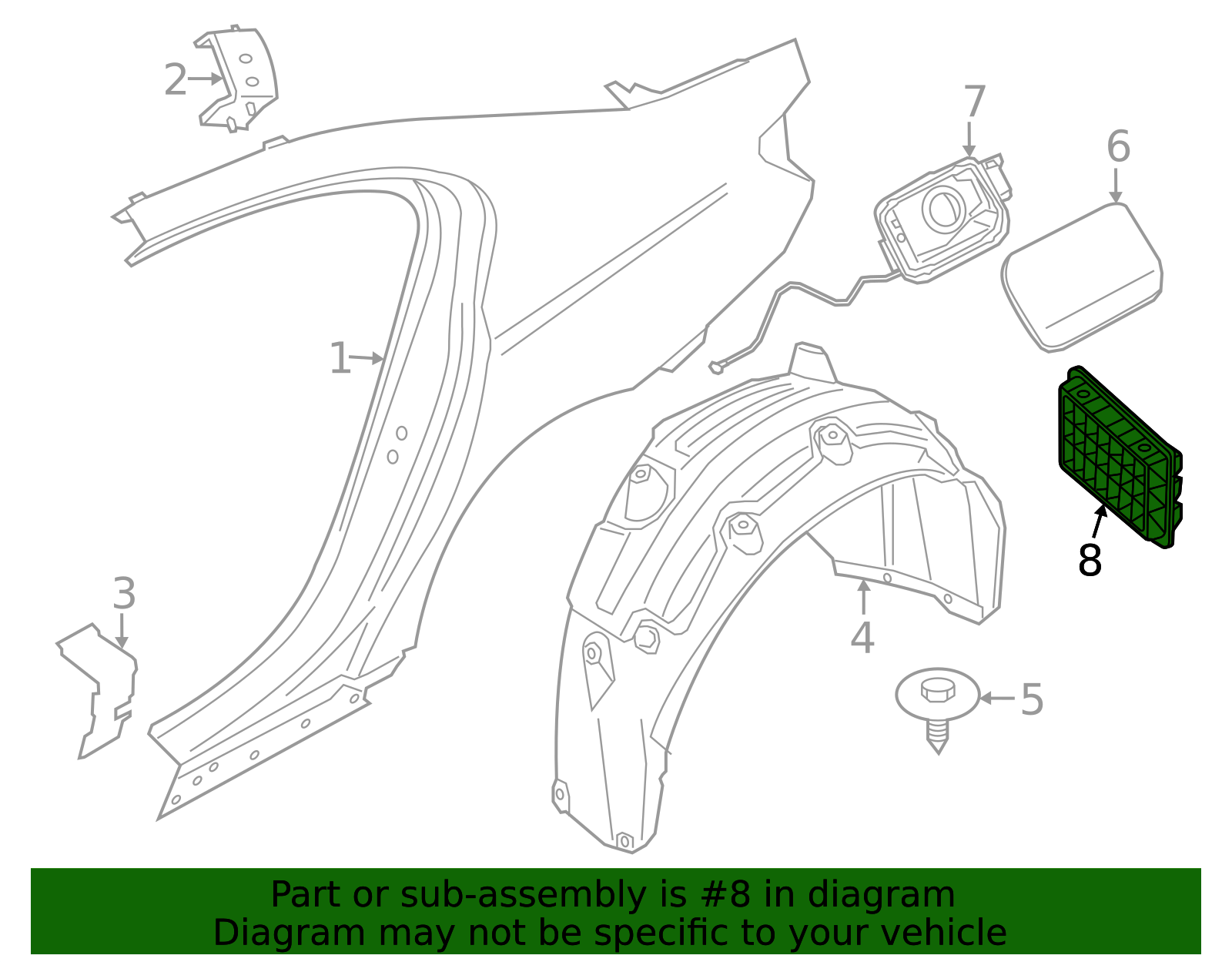 64229176945 - Vent (64-22-9-176-945) | BMW of South Atlanta Parts