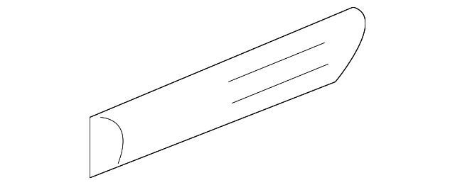 2007-2014 GM Rear Passenger Side Door Molding 20816996 | NewGMParts.com