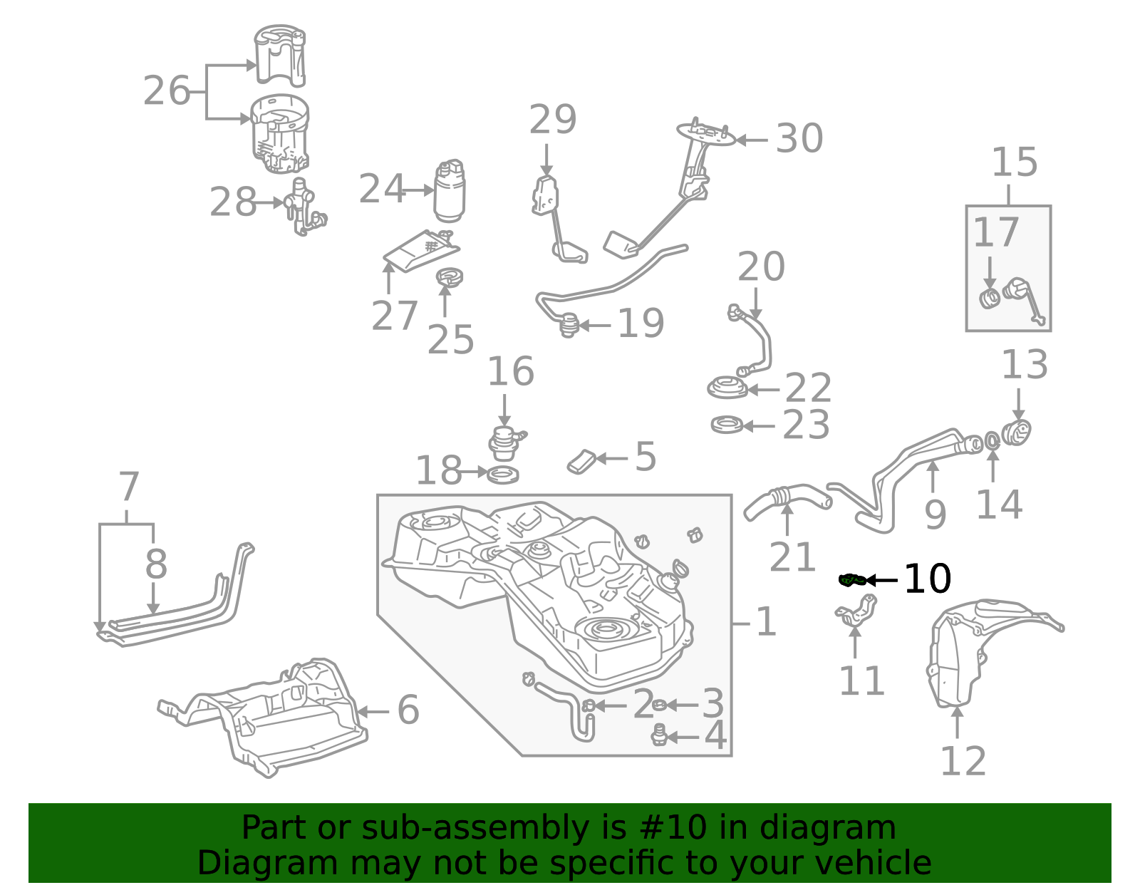 77217-51010 - High-Quality Fuel Filler Neck Bracket for 2001-2005 Lexus ...