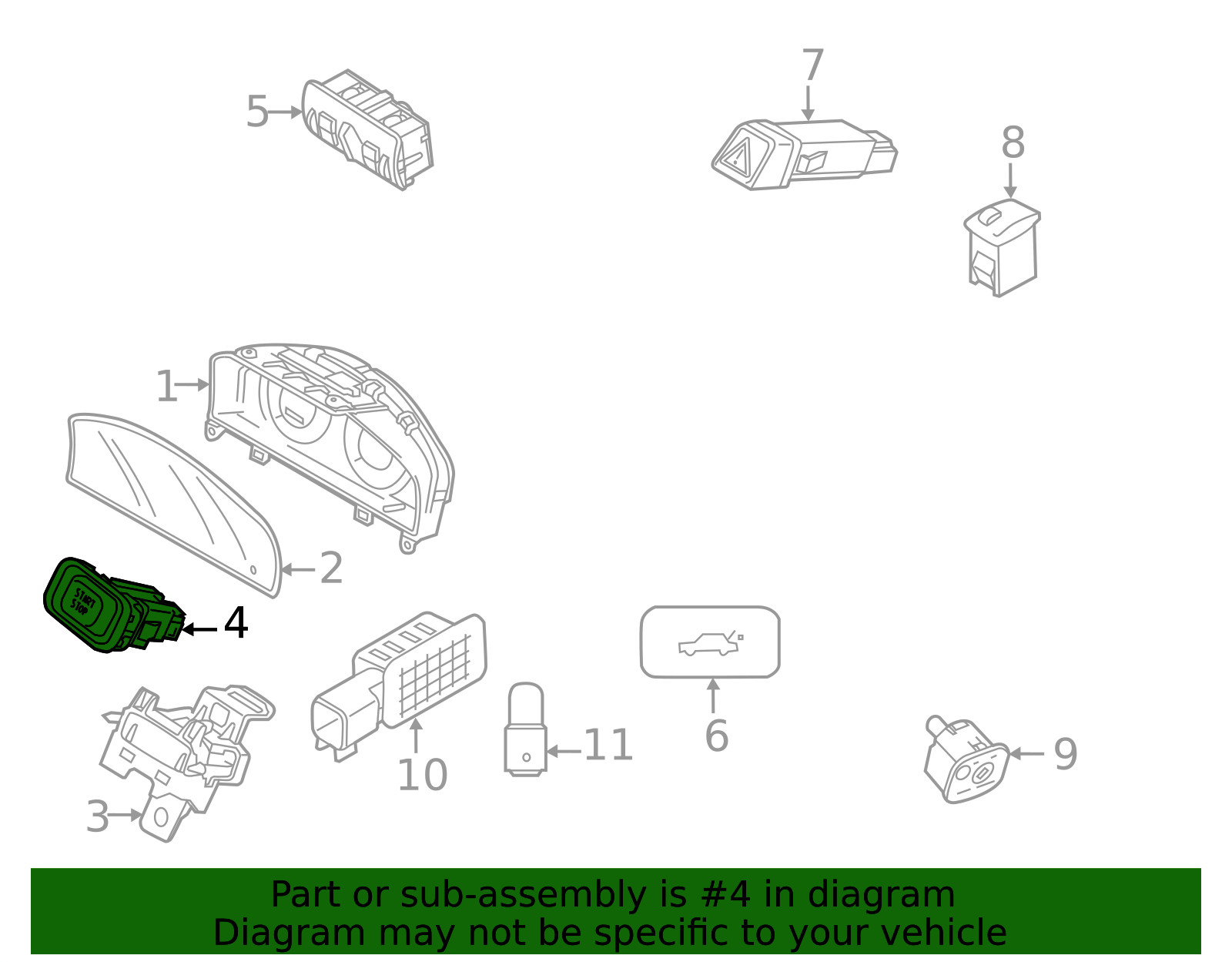 31456644 - Power Switch - 2011-2014 Volvo | Volvo OEM Parts Direct