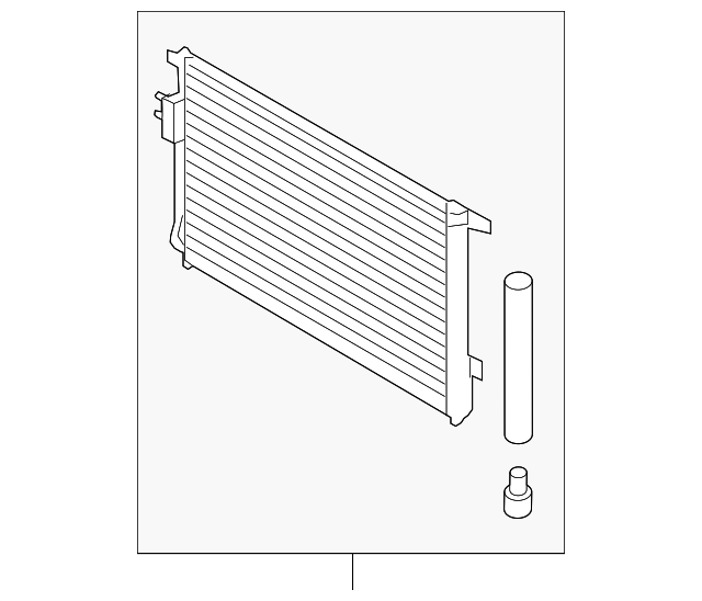 2021-2025 Hyundai A/C Condenser 97606-P2000 | World OEM Parts Hyundai