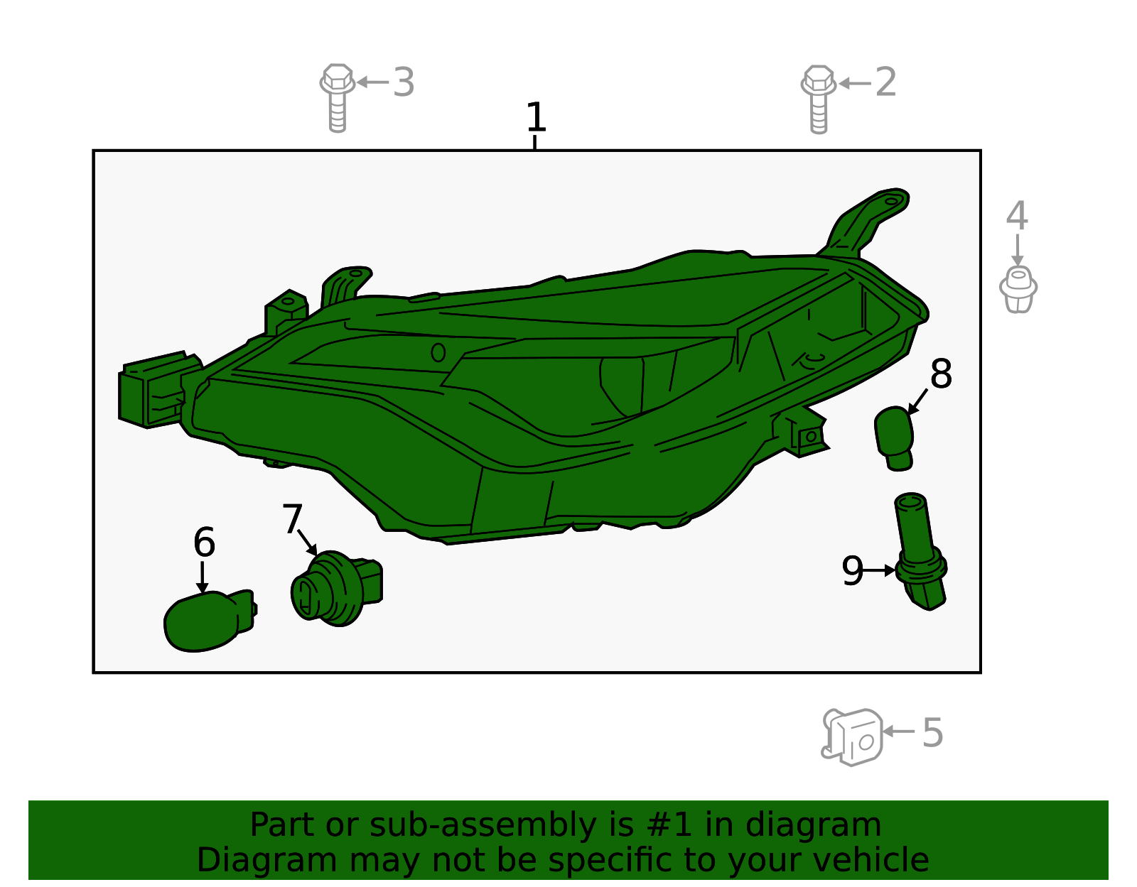 2017-2019 Toyota Corolla Headlamp Assembly Right, Front Right 81110 ...