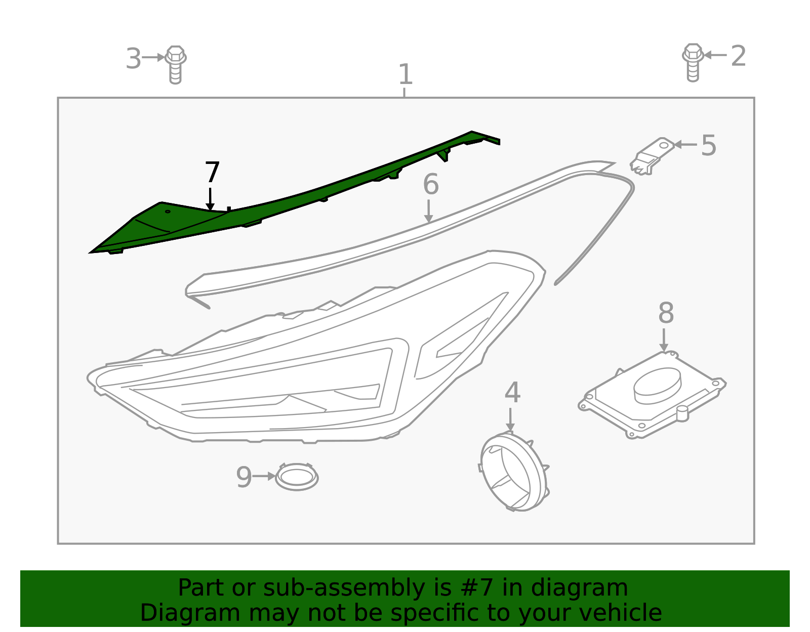 2019-2021 Hyundai Tucson Inner Bracket 92131-D3550 | MotorMotor