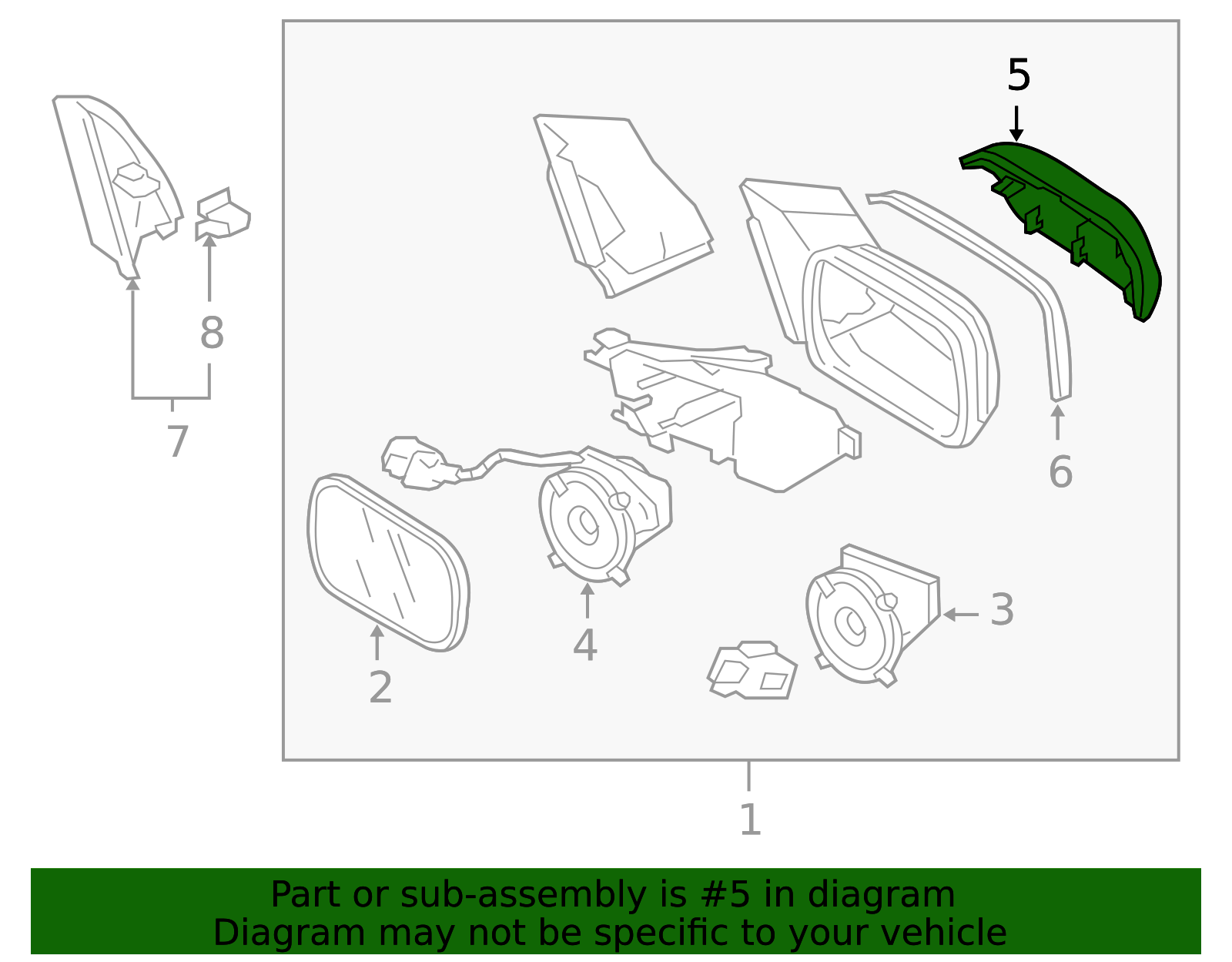 Mirror Cover - Restore Sleek OEM Side View 76205-SVA-A11ZD | AutoNation ...