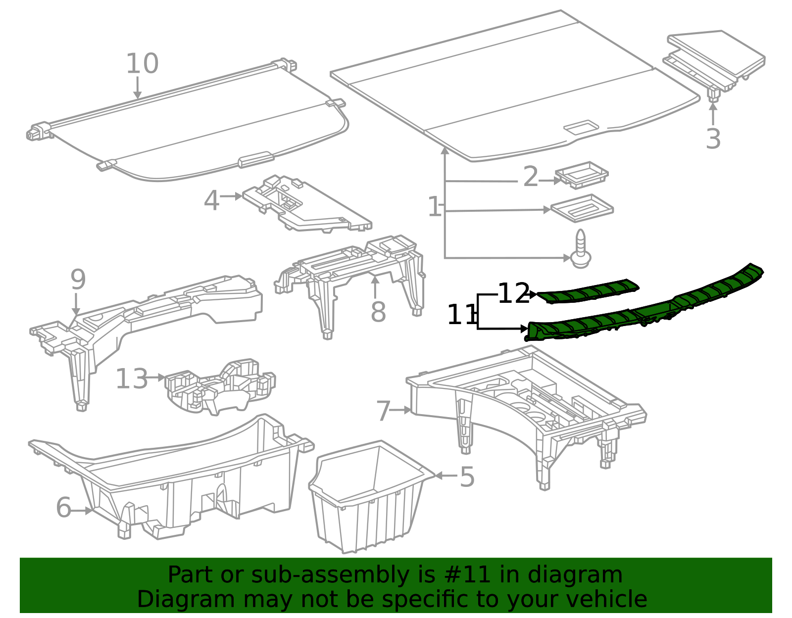 58387-0E150-C0 - High-Quality Liftgate Trim Scuff Plate for 2023-2025 ...