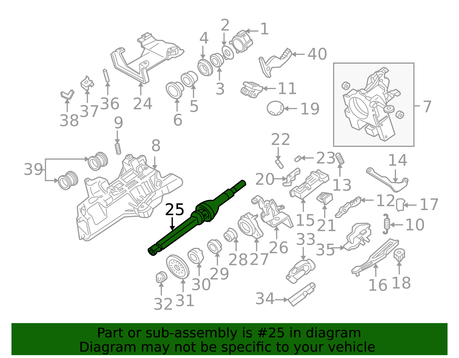 Steering Column - OEM Interior Steering Support for Ford | AutoNation Parts
