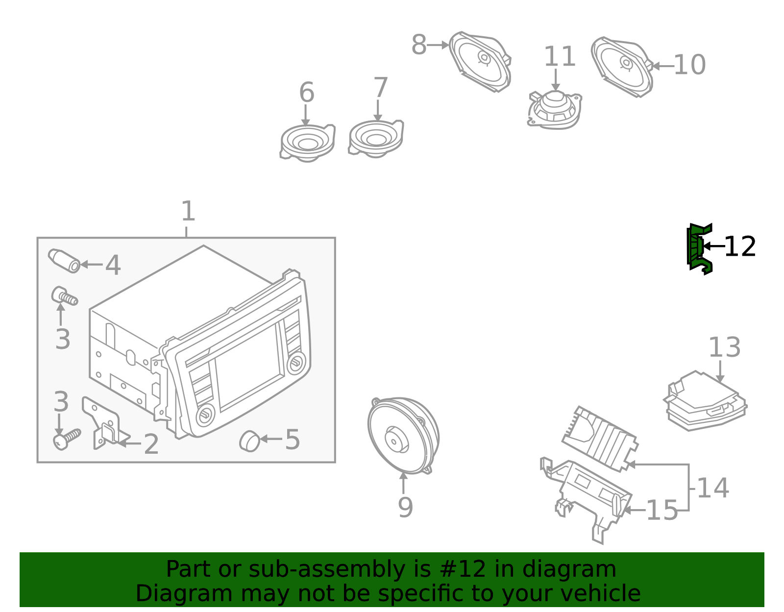 OEM Speaker TK21-66-96X - Restore Crisp Sound Quality | AutoNation Parts