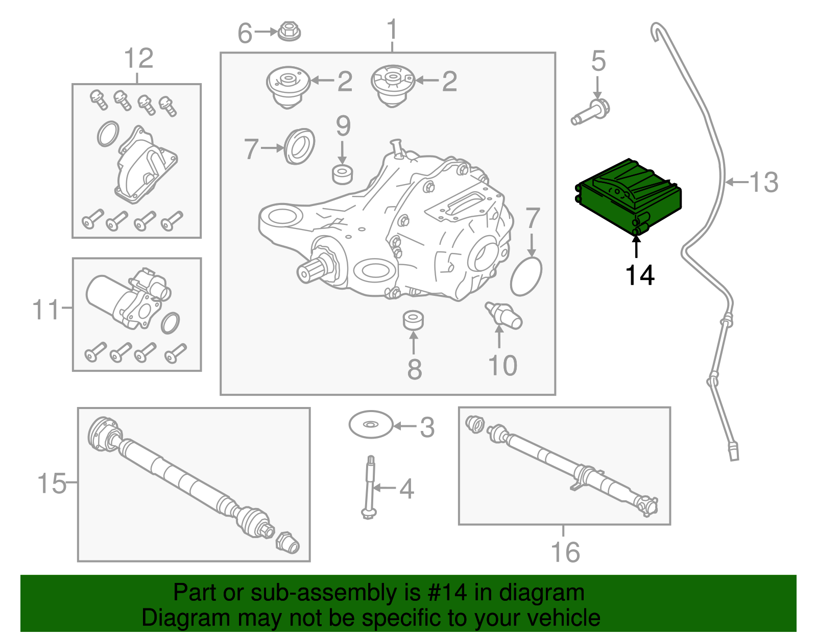Genuine OEM Vibration Damper Part# LR058291 Fits 2014-2022 Land Rover ...