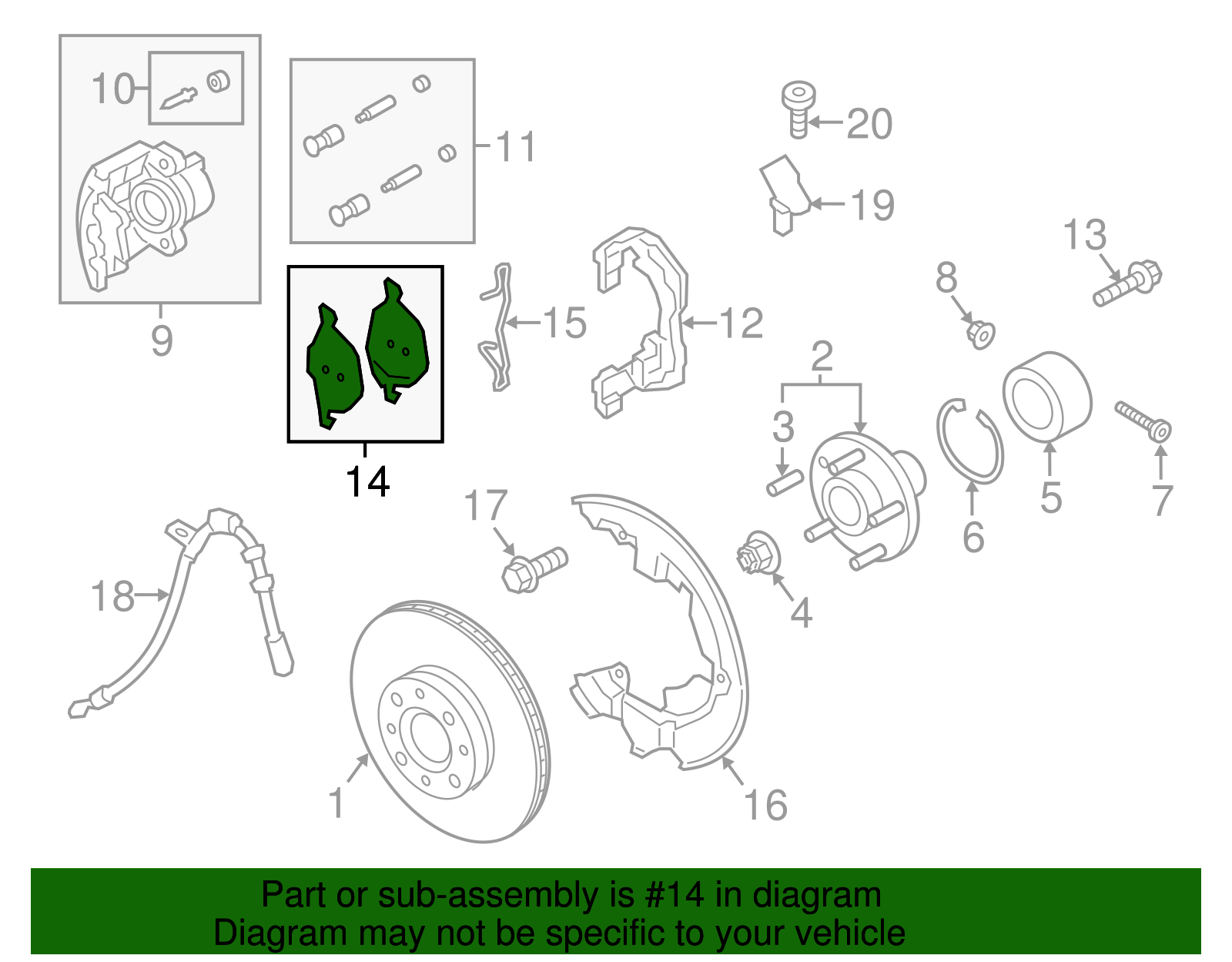 2012-2018 Ford Kit - Brake Lining BRF-27 | Ford OEM Parts Outlet